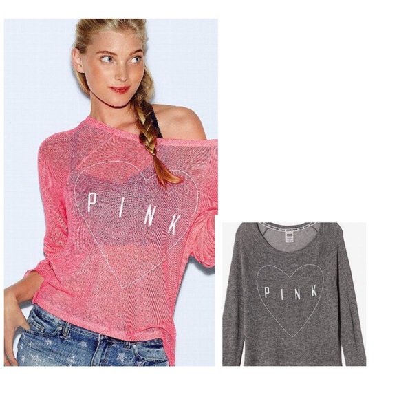 PINK Victoria's Secret | Sweaters | Pink By Victorias Secret Sheer Knit ...